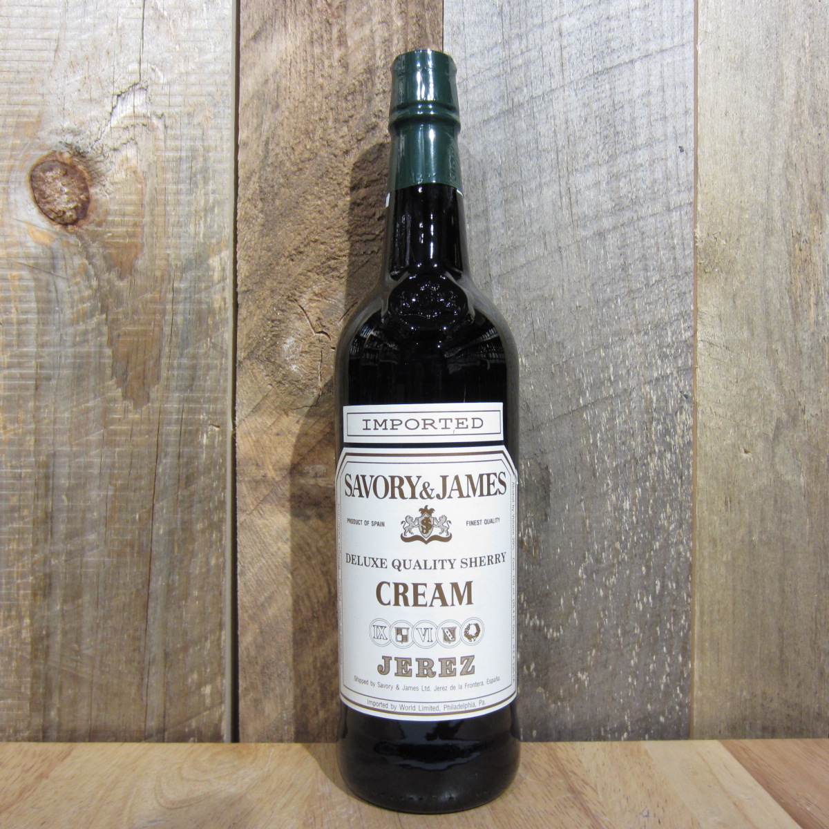 Savory & James Cream Sherry 750ml - Oak and Barrel