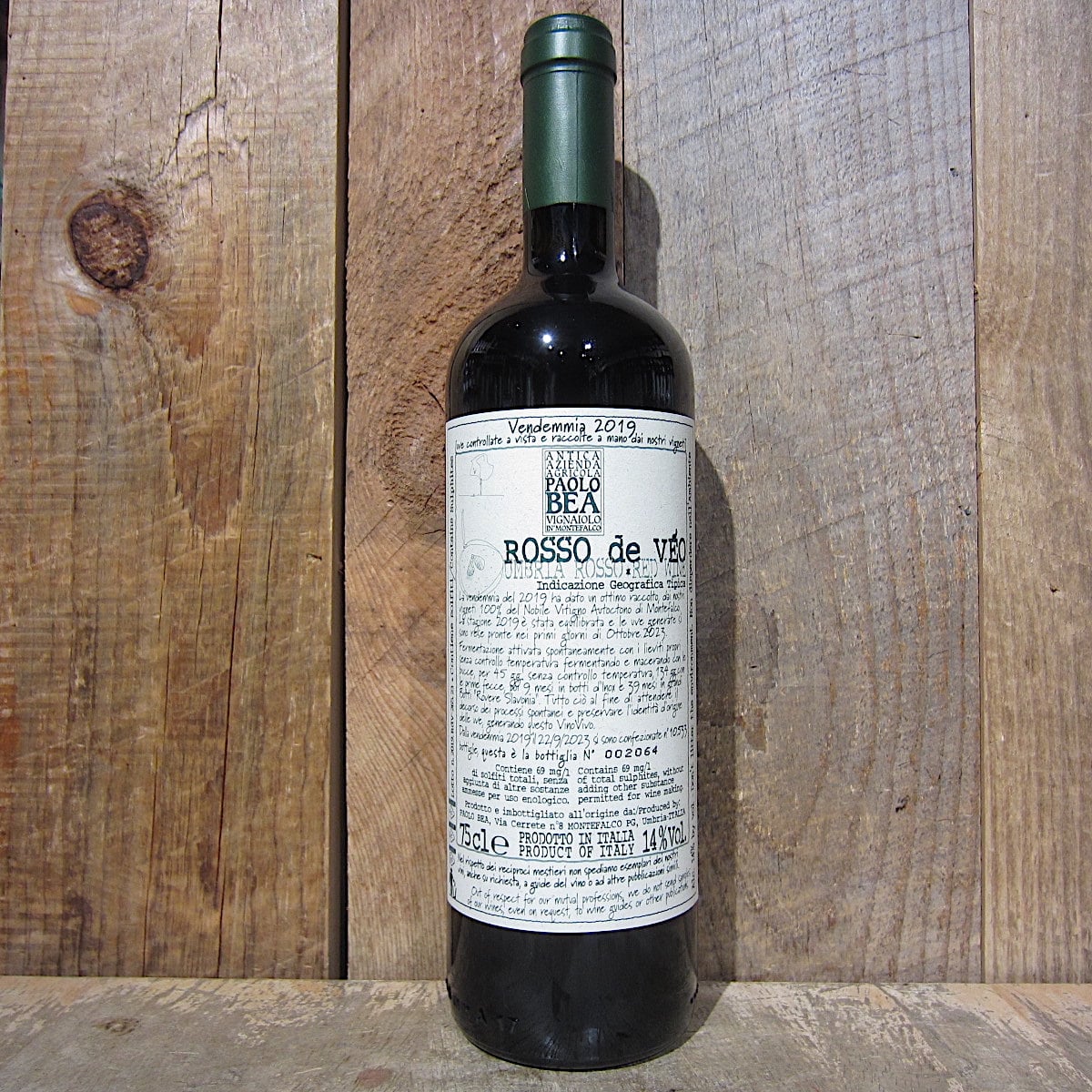 Paolo Bea Rosso de Veo Rosso 2019 750ml - Oak and Barrel