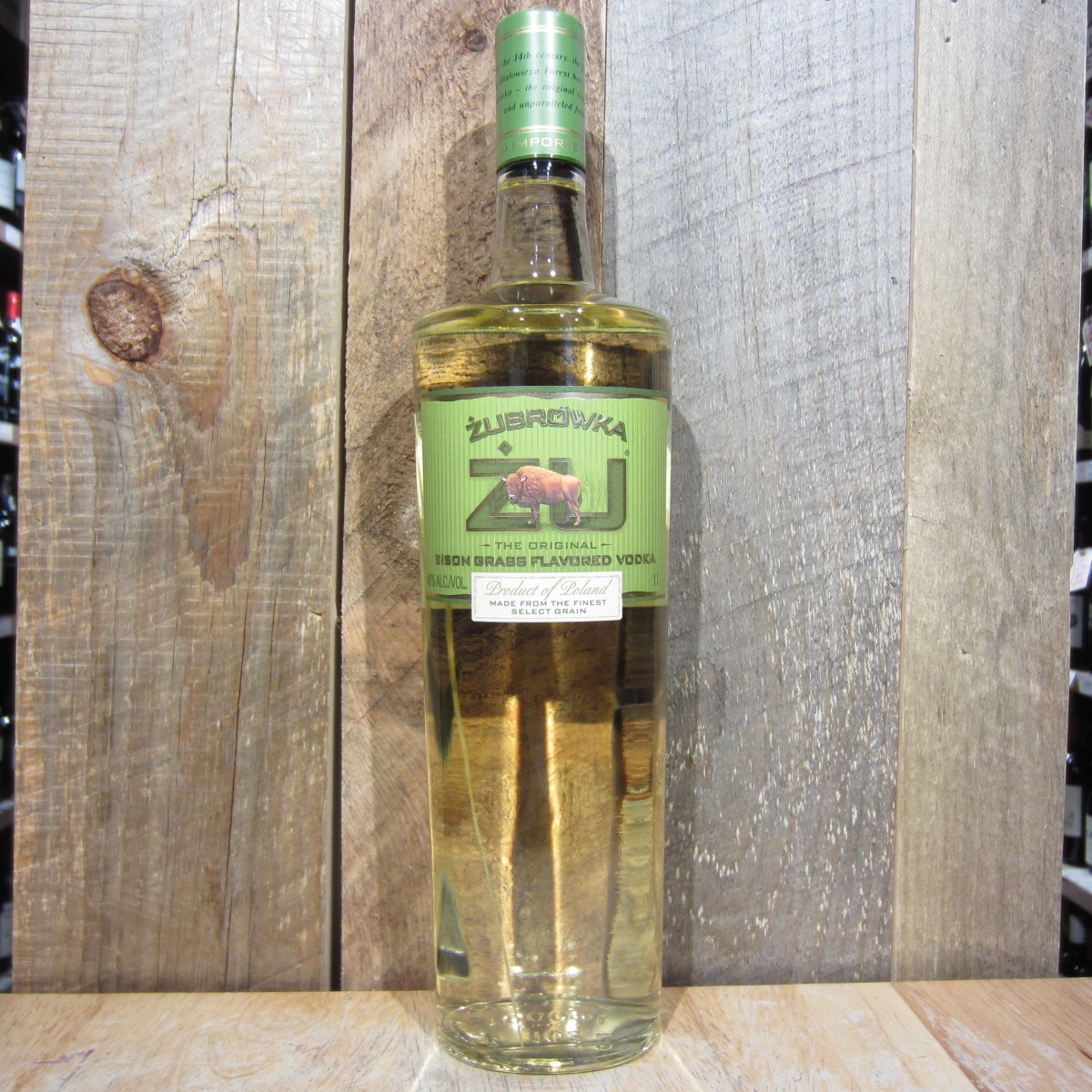 Zu Bison Grass Vodka 1L - Oak and Barrel