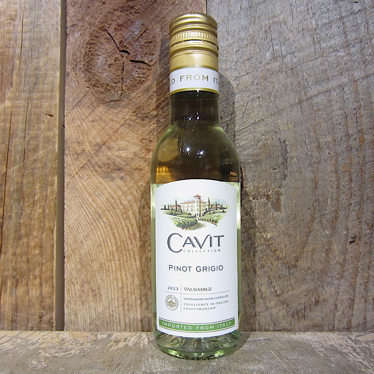 Cavit Pinot Grigio 187ml (Quarter Btl) - Oak and Barrel