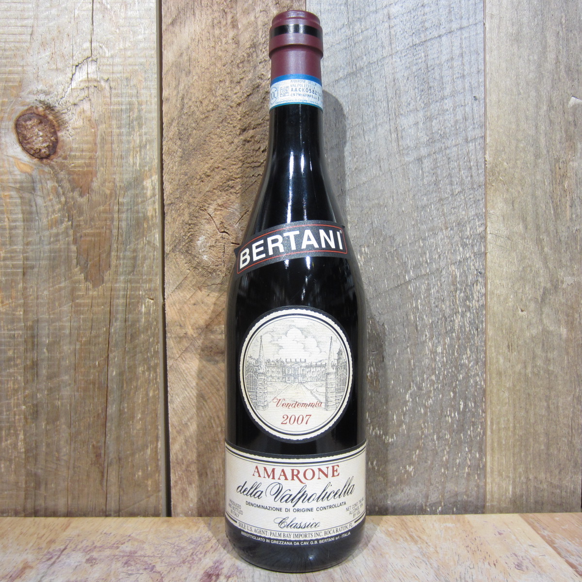 BERTANI AMARONE DELLA VALPOLICELLA 2007 750ML - Oak and Barrel