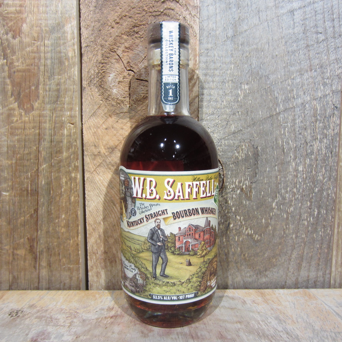 Whiskey Barons Saffell Bourbon 375ml (Half Size Btl) - Oak and Barrel