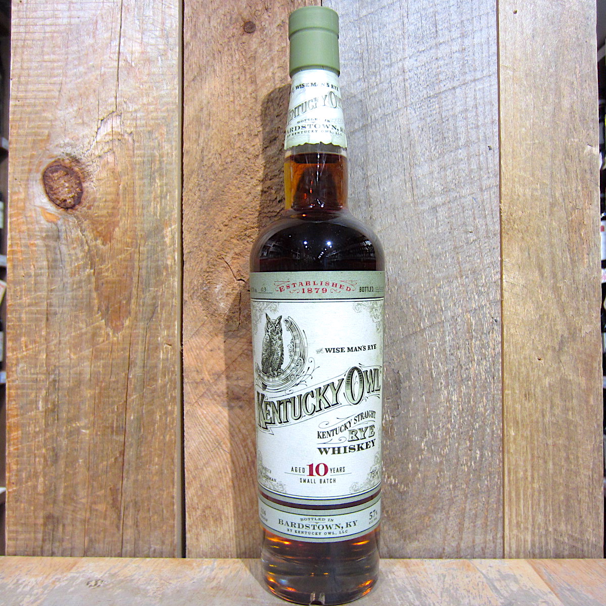 Kentucky Owl Straight Rye Whiskey 10yr Batch 3 750ml - Oak and Barrel