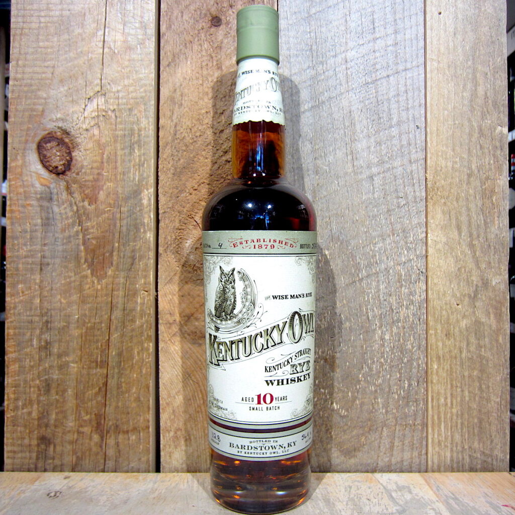 Kentucky Owl Straight Rye Whiskey 10 Year Batch 4 750ml - Oak and Barrel