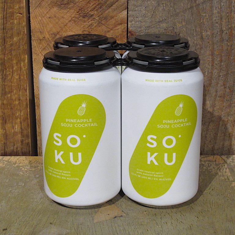 Soku Pineapple Soju Seltzer 355ml (4-Pack) - Oak and Barrel