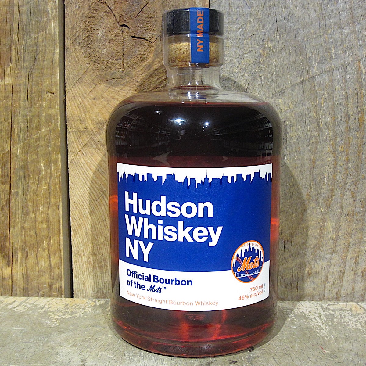 Hudson New York Straight Bourbon Mets Edition 750ml - Oak and Barrel