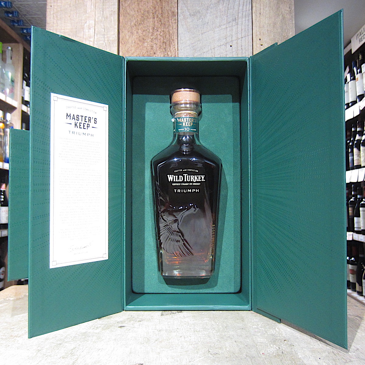 Wild Turkey Rye Straight Masters Keep Triumph 10 Year 104 Proof 750ml ...