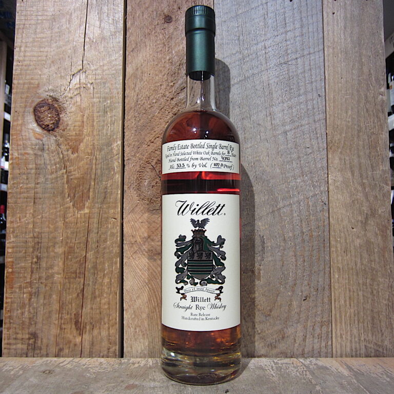 Willett Bottled Single Barrel 8yr Straight Rye Whiskey 107 Proof 750ml ...